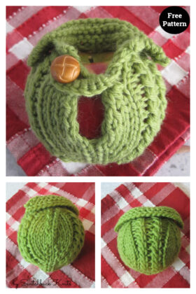 6 Fruit Cozies Free Knitting Patterns