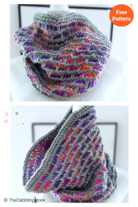 Brick Cowl Free Knitting Patterns