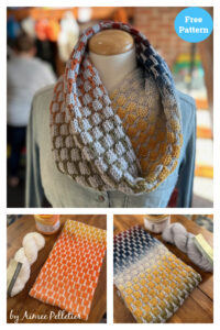 Brick Cowl Free Knitting Patterns