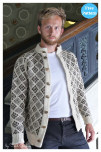 10+ Men's Cardigan Knitting Patterns
