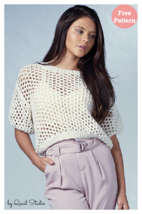 5 Summer Mesh Sweater Free Knitting Patterns