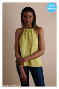 8 Halter Neck Top Knitting Patterns