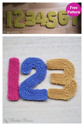 Numbers Knitting Patterns