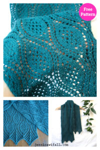 Delta Scarf Free Knitting Pattern