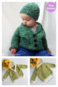 Kiddies Cable Cardigan Free Knitting Patterns