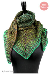 Brioche Shawl Free Knitting Patterns