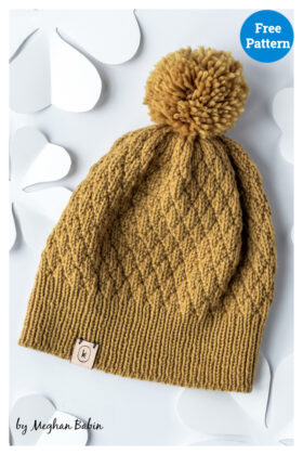 March Hat Free Knitting Pattern