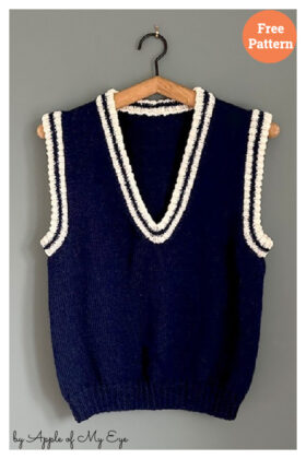 Pascal Unisex Slipover Free Knitting Pattern