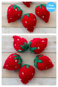 8 Plush Strawberry Knitting Patterns