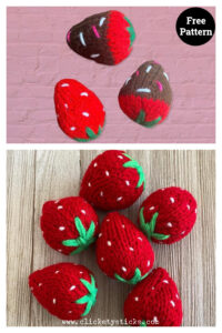 8 Plush Strawberry Knitting Patterns - Page 2 of 2
