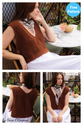 Detroit Slipover Free Knitting Pattern