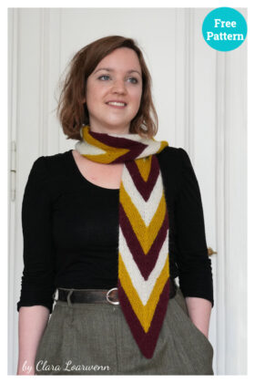 5 Charming Chevron Scarf Free Knitting Patterns