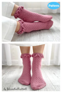Ruffles Socks Knitting Patterns