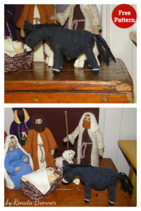 6 Stuffed Toy Donkey Knitting Patterns