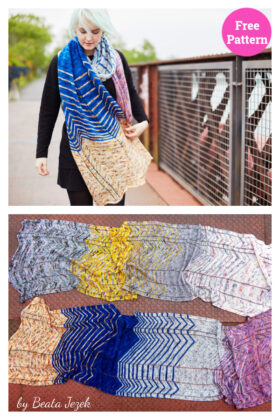5 Charming Chevron Scarf Free Knitting Patterns