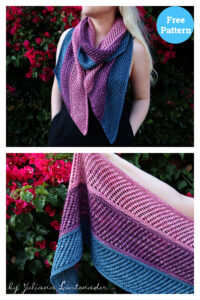 Bi the Way Scarf Free Knitting Pattern