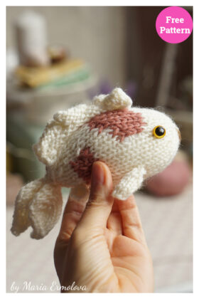 Carp Fish Free Knitting Pattern