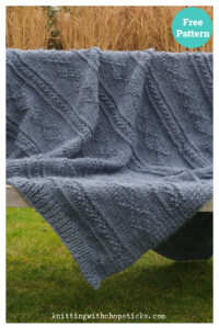 Hearthstone Blanket Free Knitting Pattern