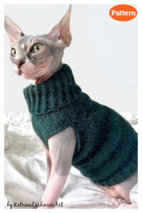 6 Cat Sweater Knitting Patterns