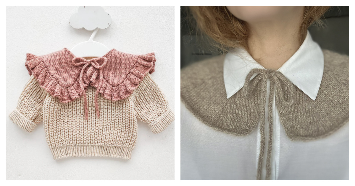 8 Cutie Collar Knitting Patterns