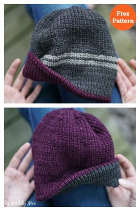 10+ Reversible Double Sided Hat Free Knitting Patterns