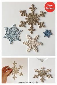 Snowflake Free Knitting Pattern