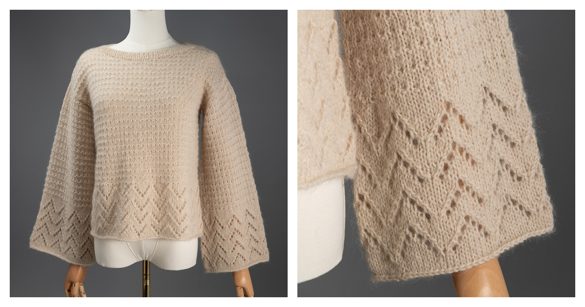 Oh-So Soft Pullover Free Knitting Pattern