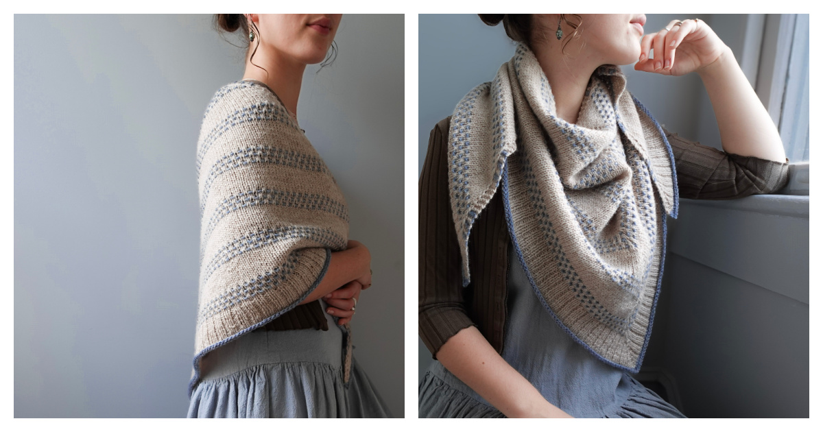 Tasha Shawl Free Knitting Pattern