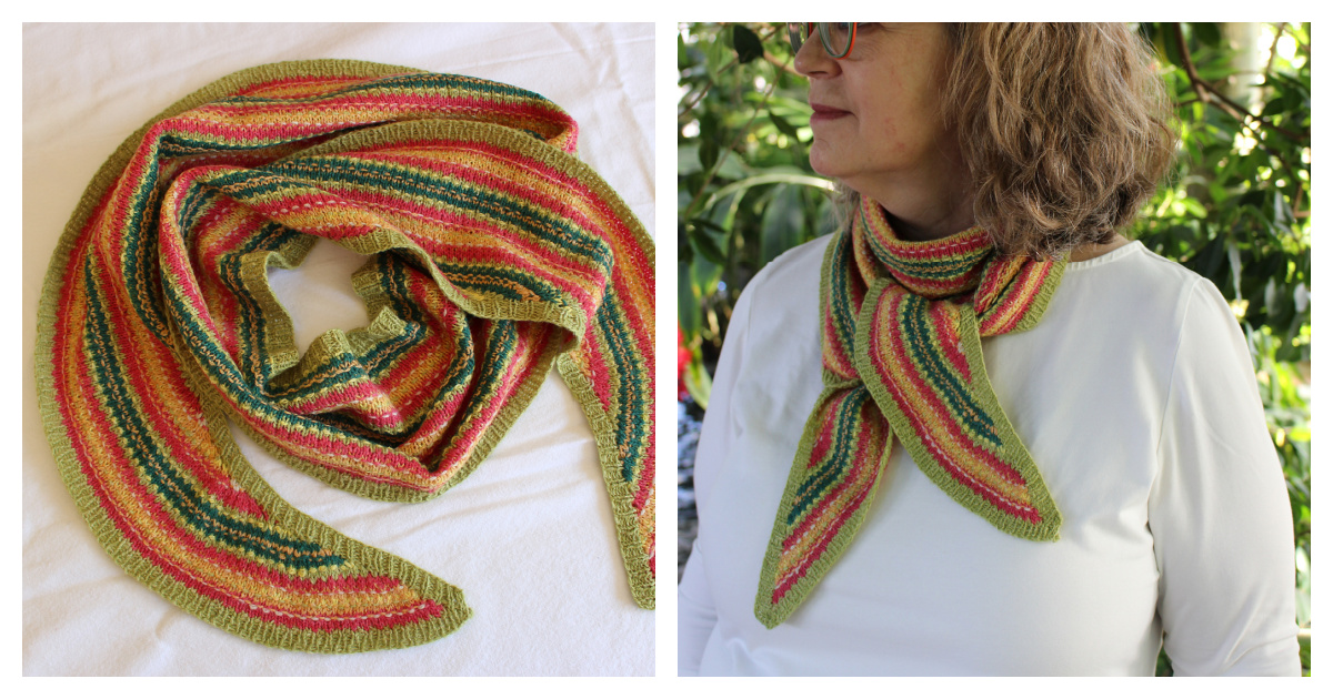 Equinox Scarf Free Knitting Pattern