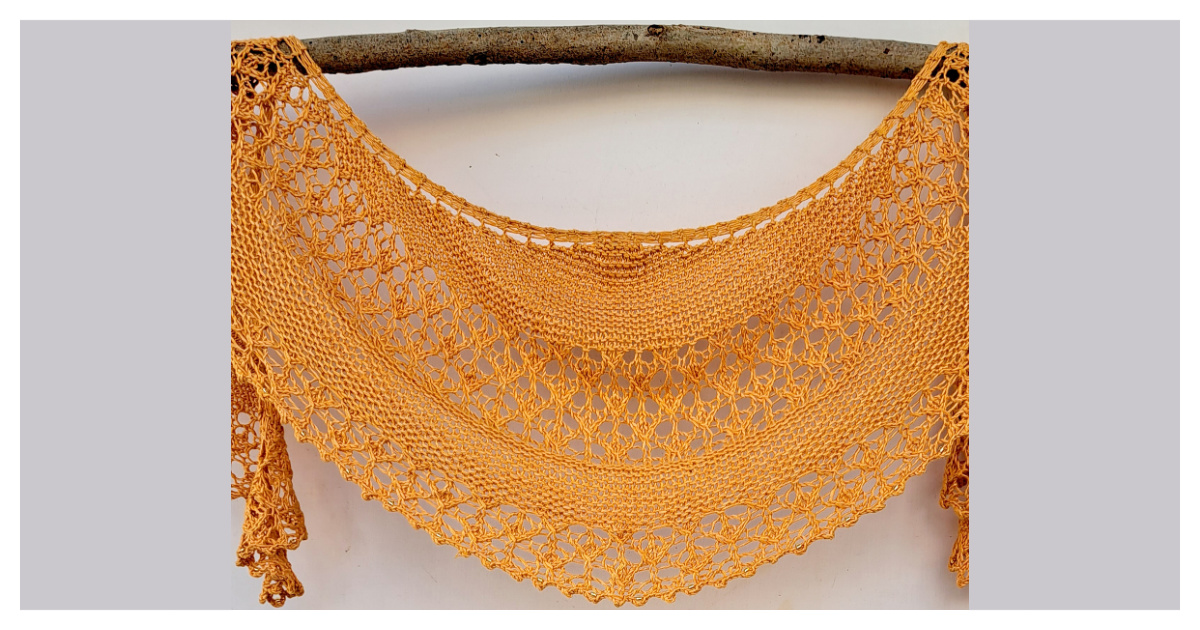 First Spring Hue Shawl Free Knitting Pattern