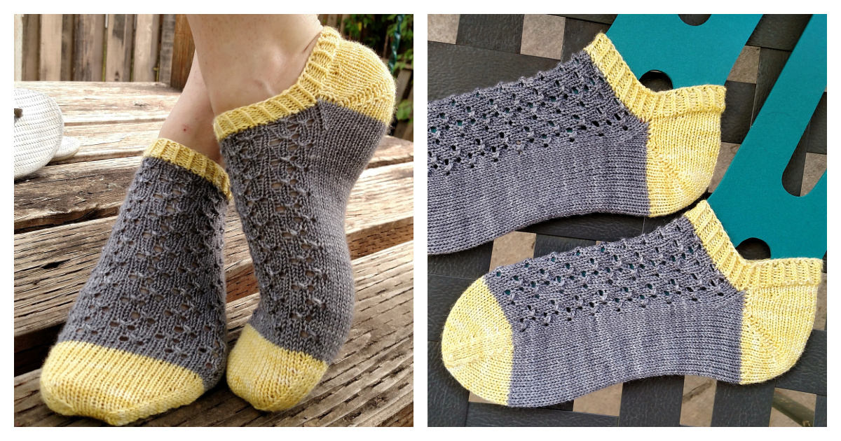 Neptunia Socks Free Knitting Pattern